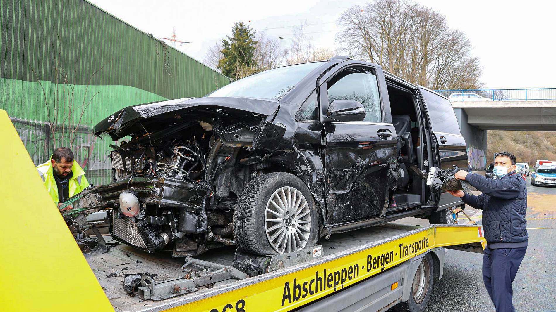 Schwerer Unfall auf der A43 bei Wuppertal