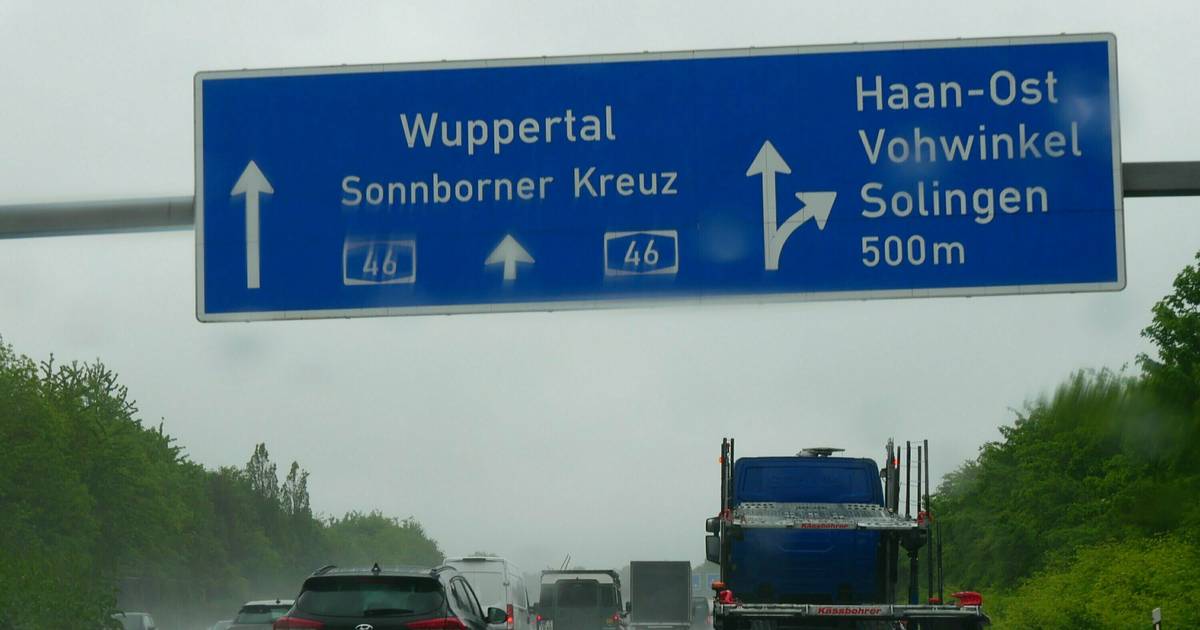 Sonntag: Sperrung auf der A46 bei Wuppertal