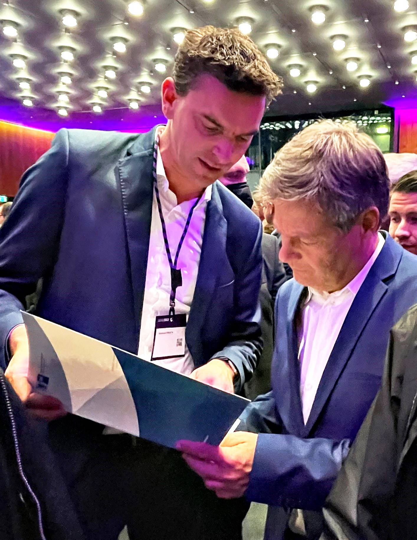 Bergischer IHK-Präsident Pasch sprach mit Minister Habeck