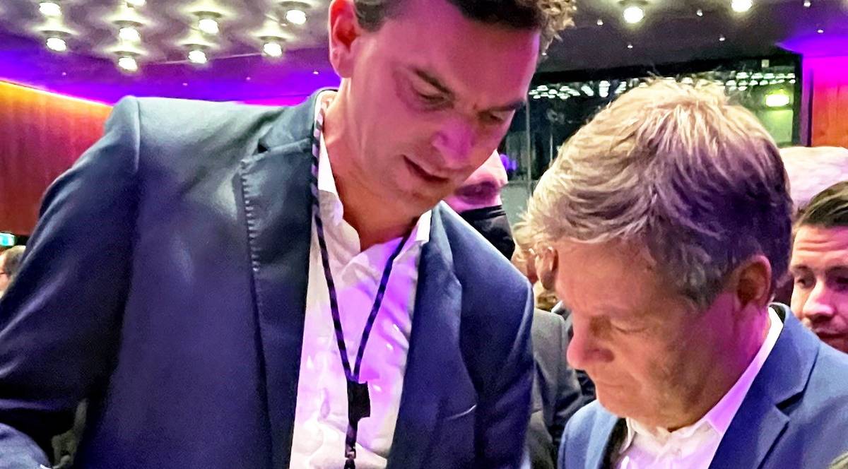 Bergischer IHK-Präsident Pasch sprach mit Minister Habeck