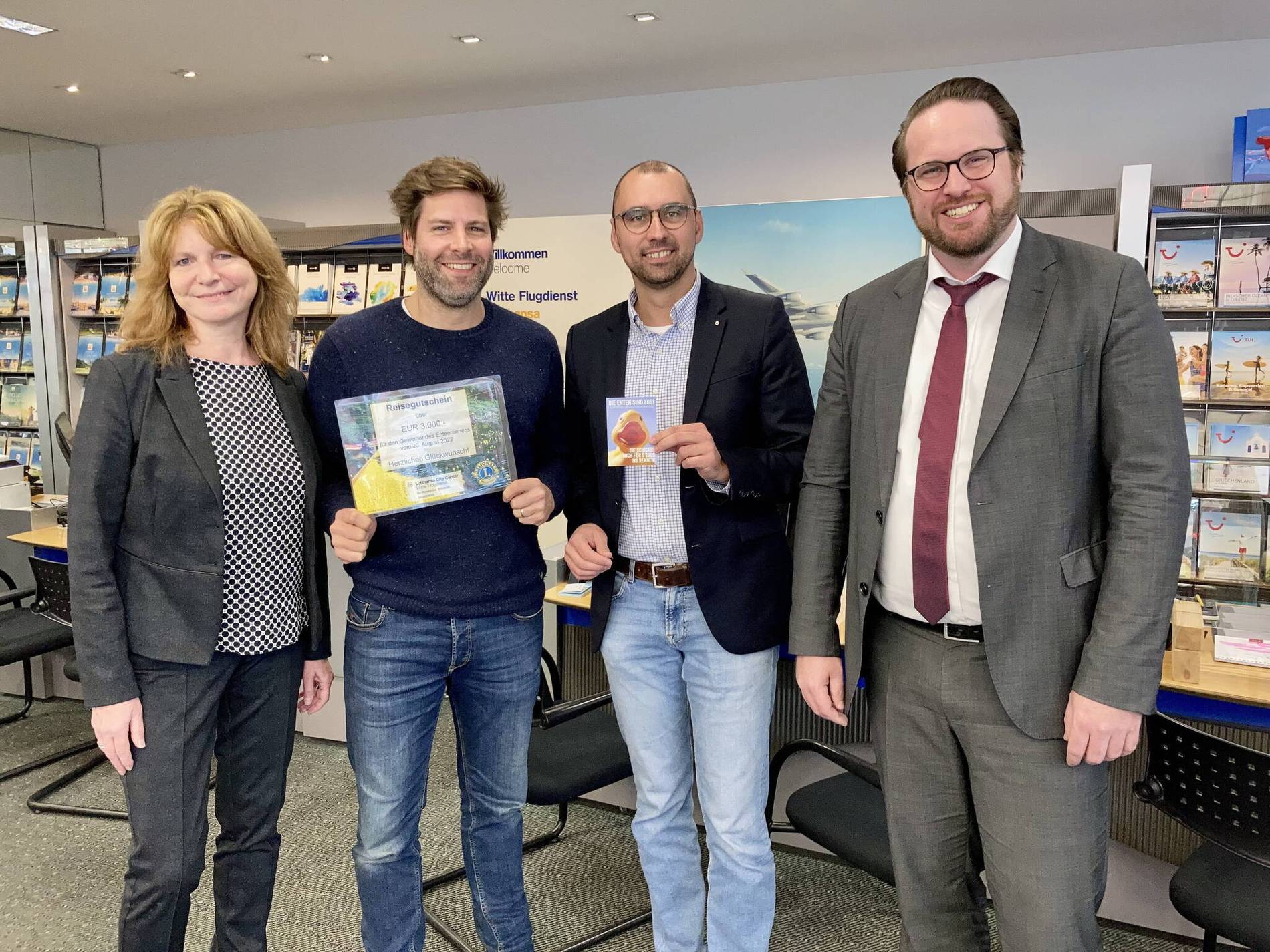 Wuppertaler Entenrennen 2022: Genau der richtige Gewinner