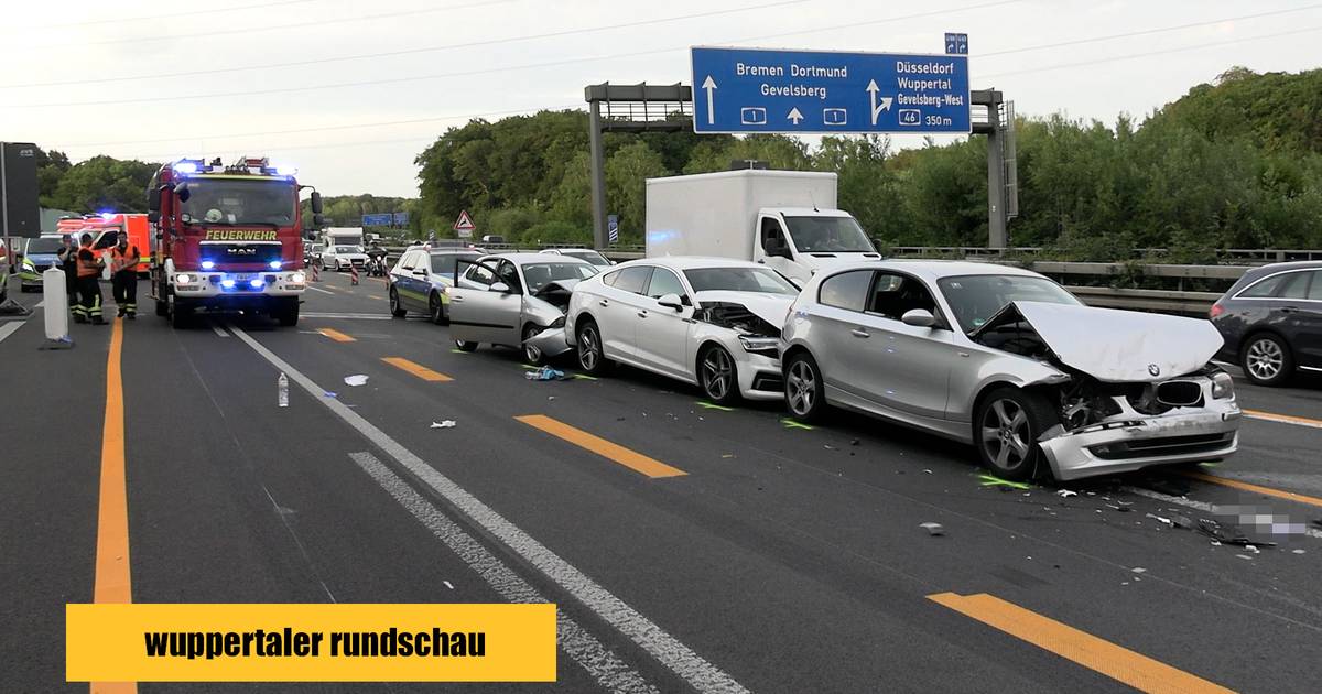 Wuppertal A1 Unfall