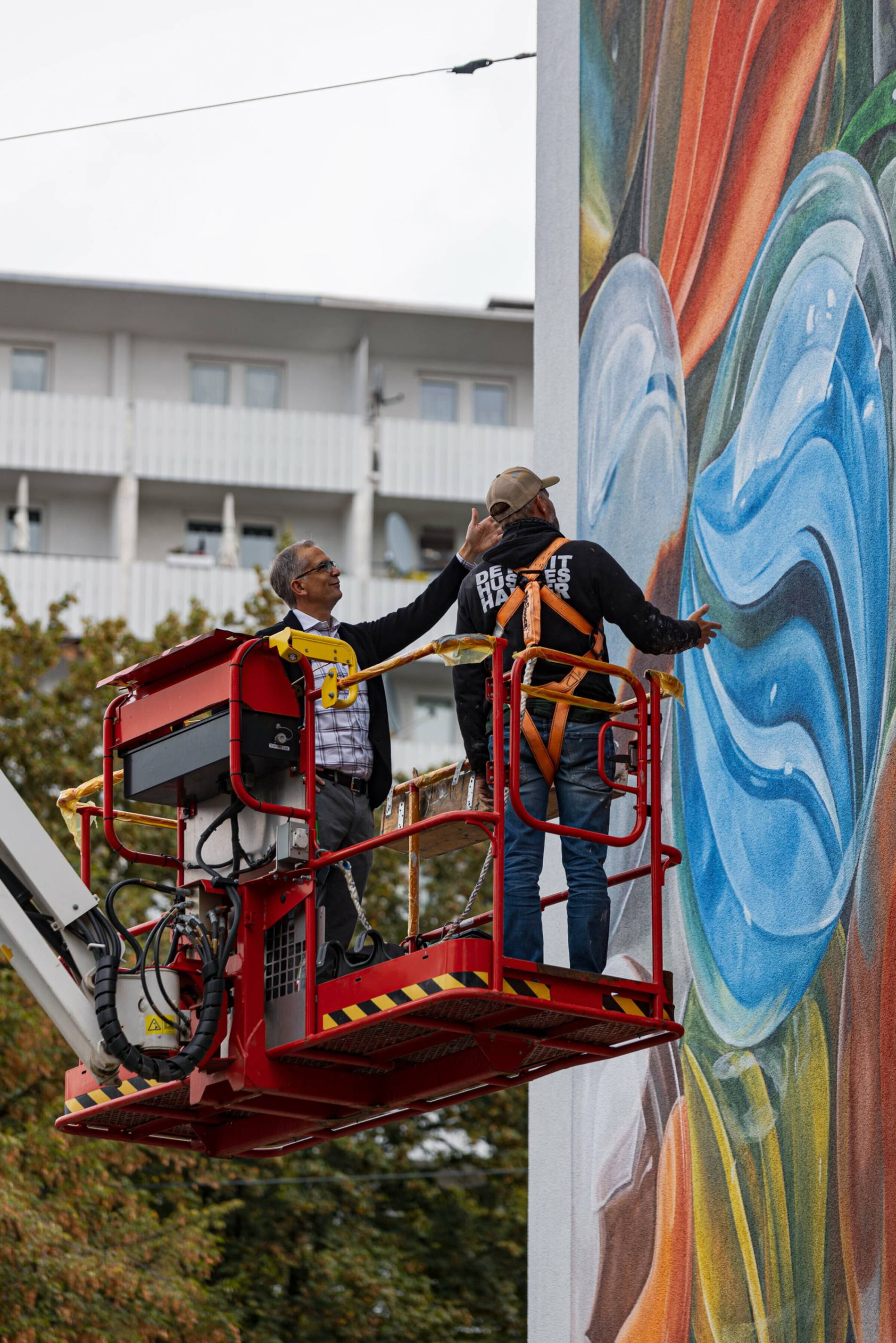 Das 3D-Gemälde am Wuppertaler Kleeblatt ist fertig