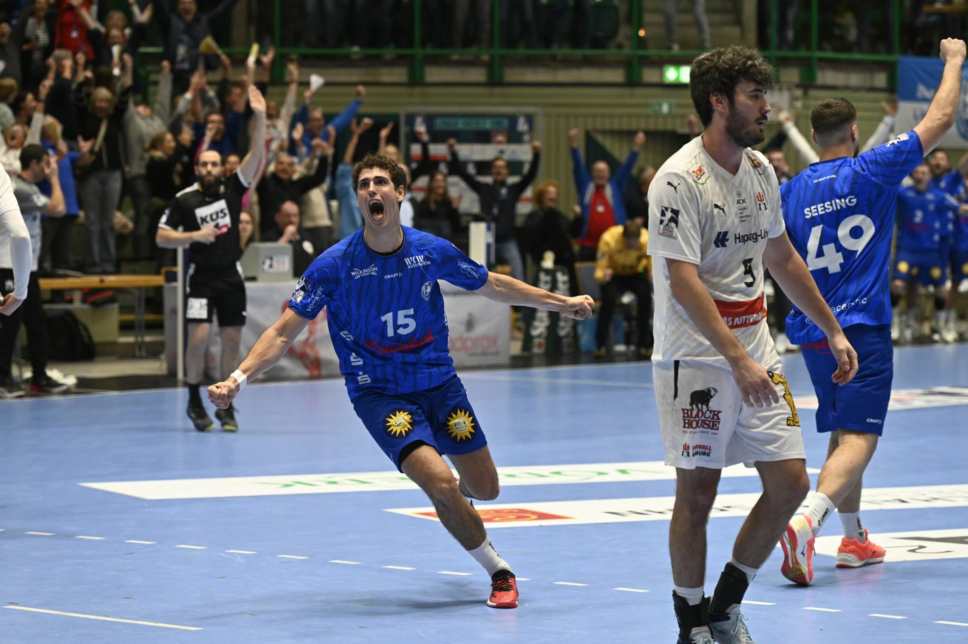 Handball-Bundesligist BHC schlägt HSV Hamburg 29:28 (16:14)
