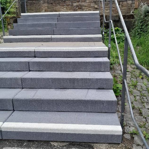 Sanierung der Treppe Staasstraße in Wuppertal geht weiter