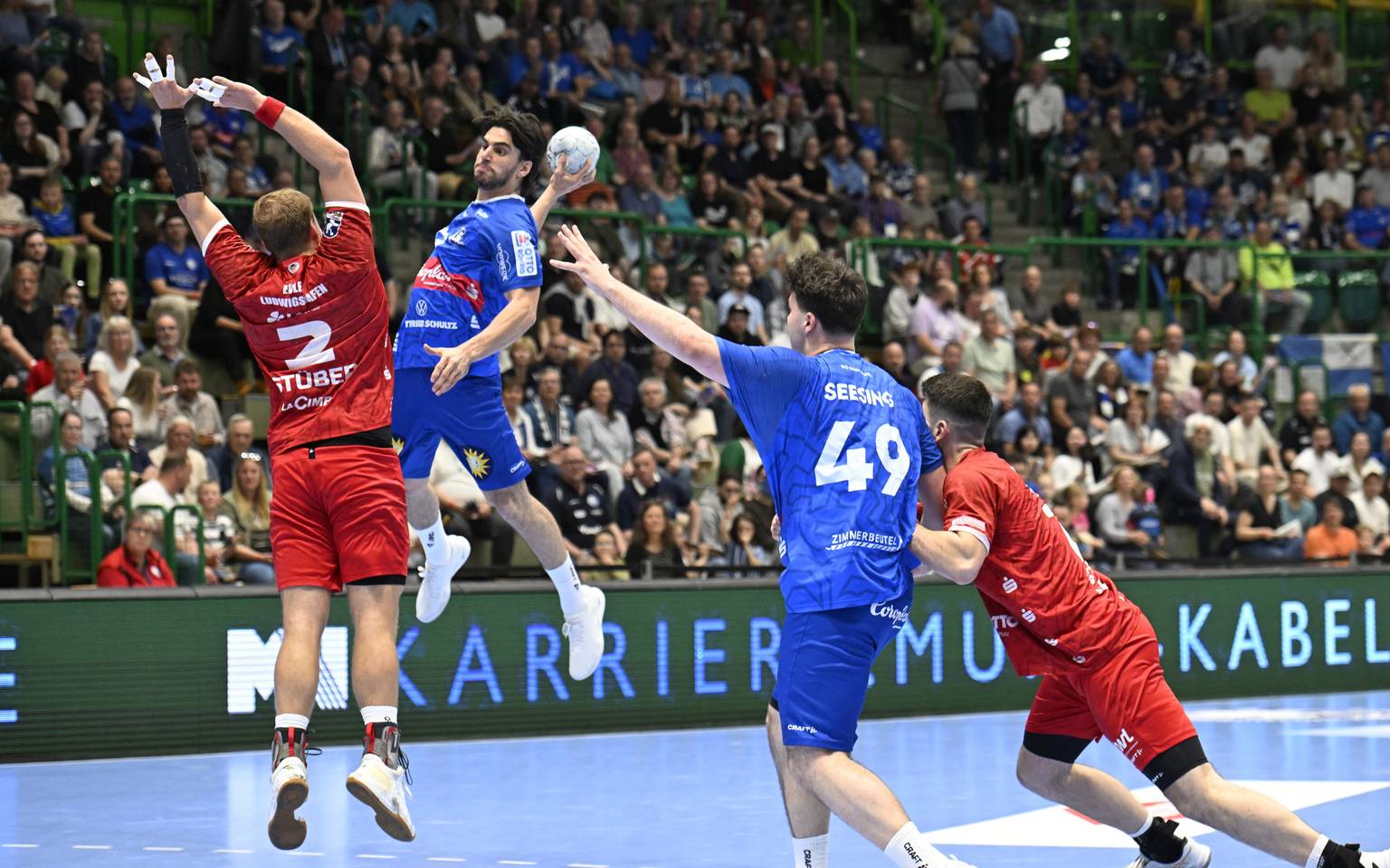 Handball-Zweitligist BHC gewinnt in Nordhorn-Lingen 34:33