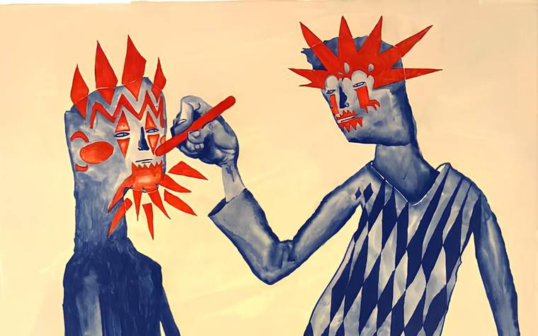 Ben-Jasmin Schiele in der Galerie „Kunstkomplex"