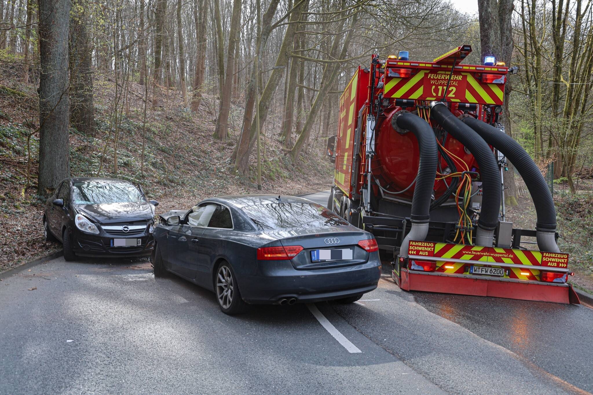 Schwerer Verkehrsunfall Wuppertal