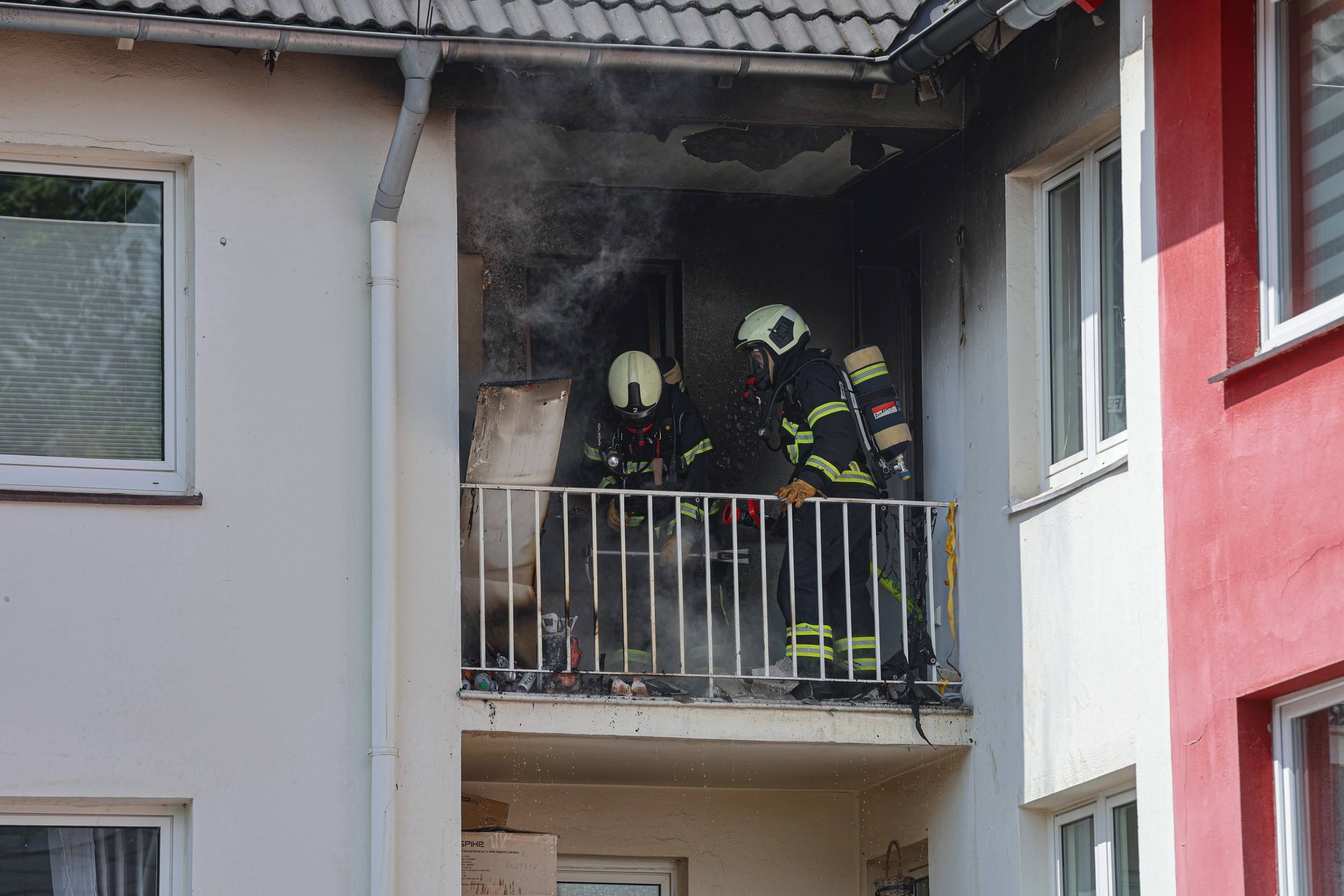 Bilder: Balkonbrand in Wuppertal-Barmen