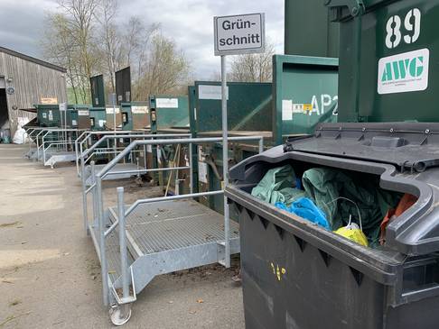 Engpass am AWG-Recyclinghof Korzerter Straße