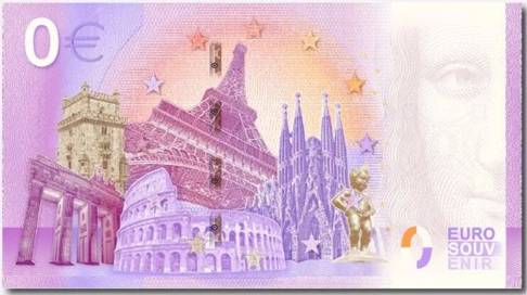 Elisenturm und Villa Eller auf neuem 0-Euro-Schein