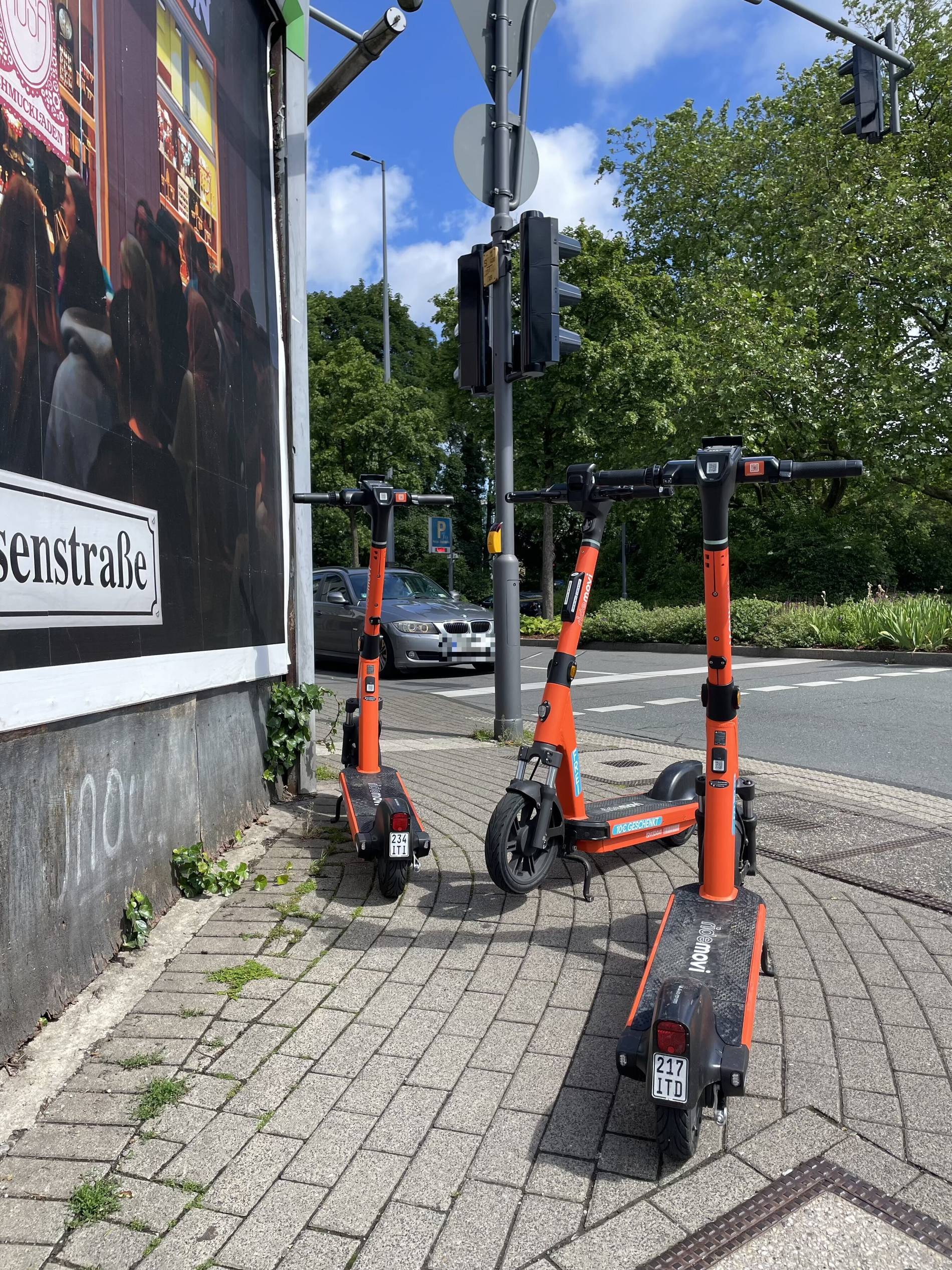 Ein neuer E-Scooter-Anbieter in Wuppertal