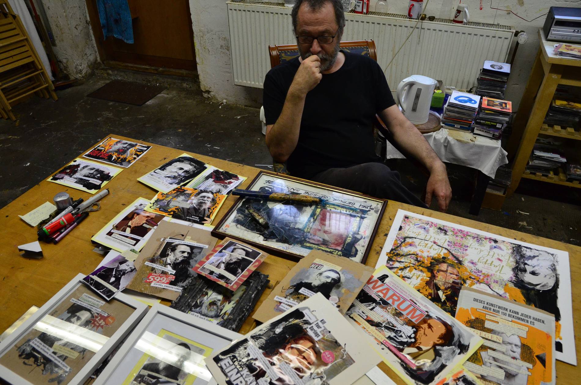 Bild-Text-Collagen von Detlef Bach zum Engelsjahr