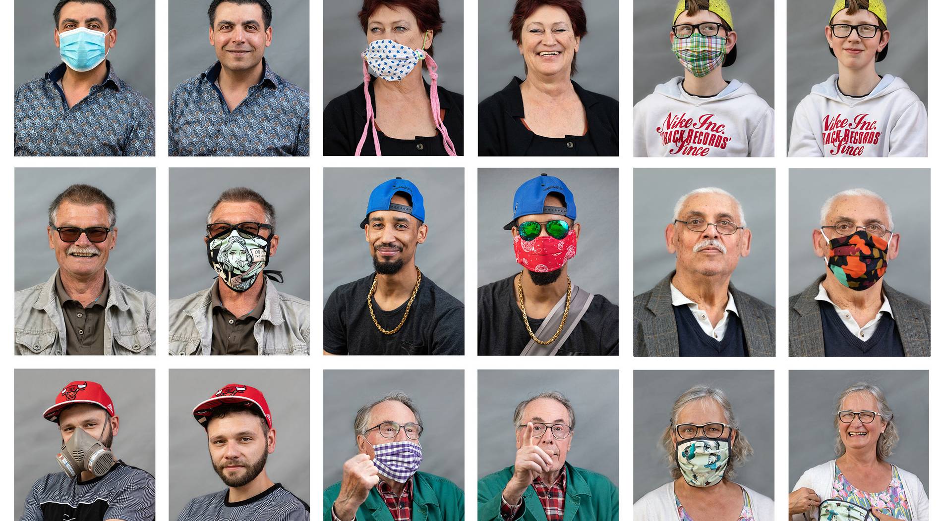 Wuppertal: Fotoaktion von „Die Wüste lebt!“: „Der maskierte Mensch“