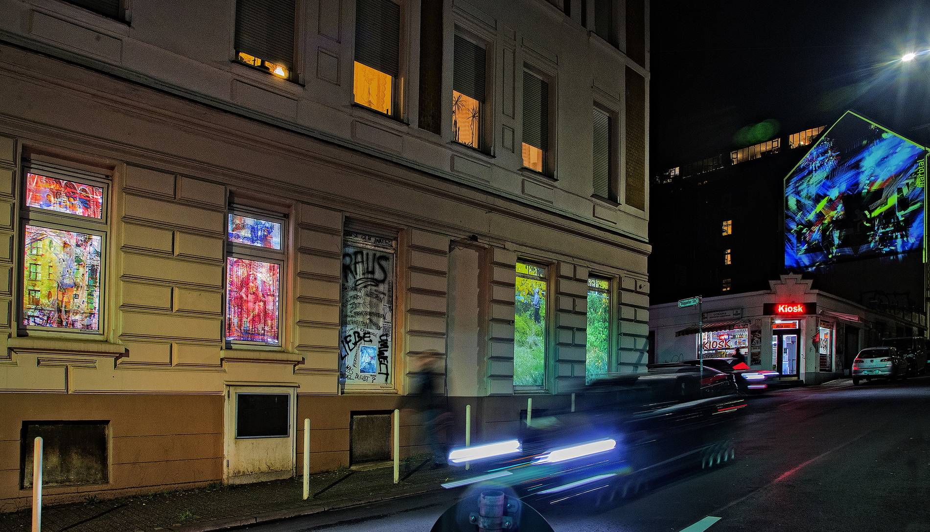 Gebäude werden in Wuppertal zu Leinwänden